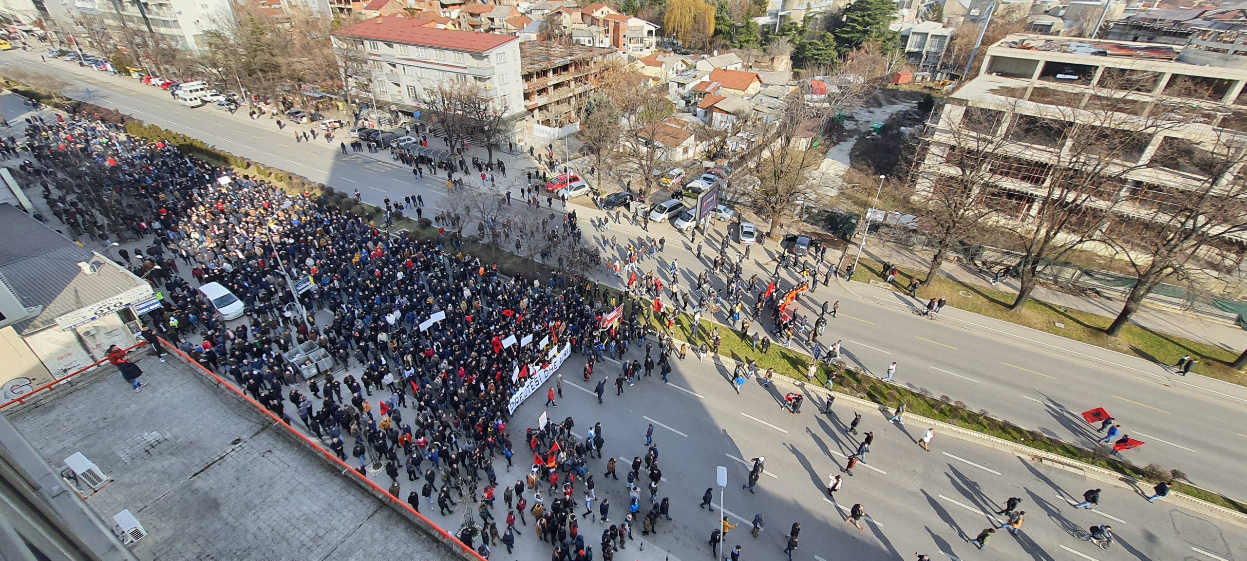 ФОТОГАЛЕРИЈА Почна протестниот марш за „Монструм“ 360 степени