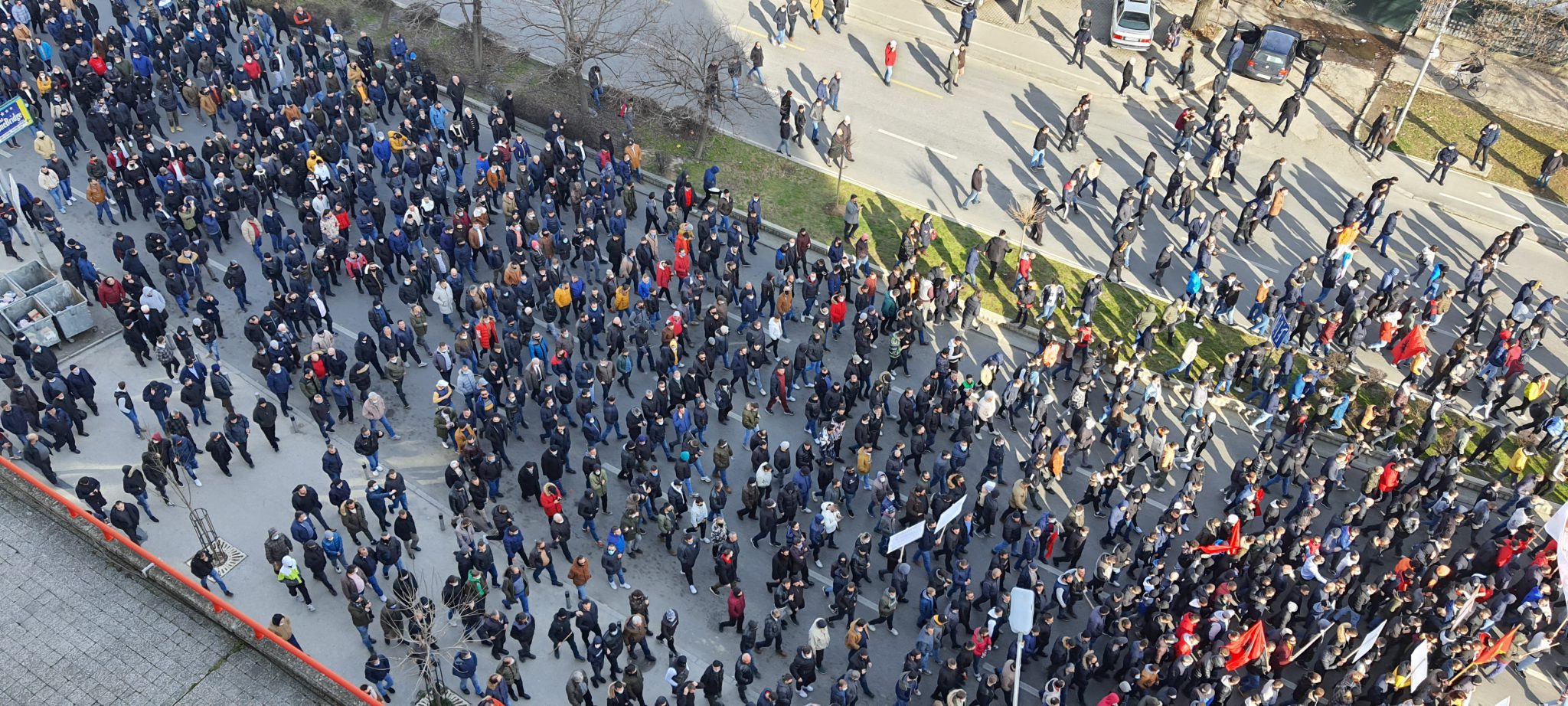ФОТОГАЛЕРИЈА Почна протестниот марш за „Монструм“ 360 степени