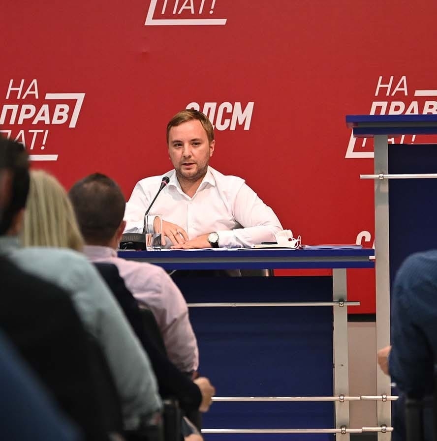 Мартин Попов - нов организациски секретар на СДСМ - 360 степени
