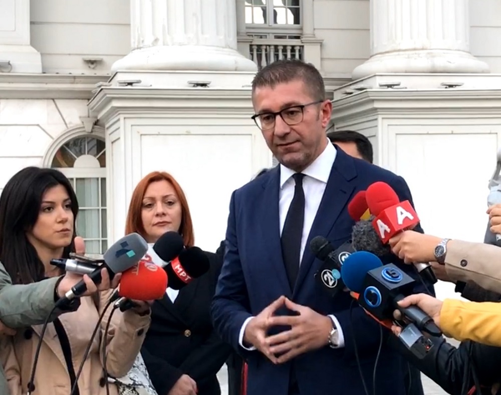 Концептите што ги понудивме делуваа прифатливо за Владата рече Мицкоски по средбата со