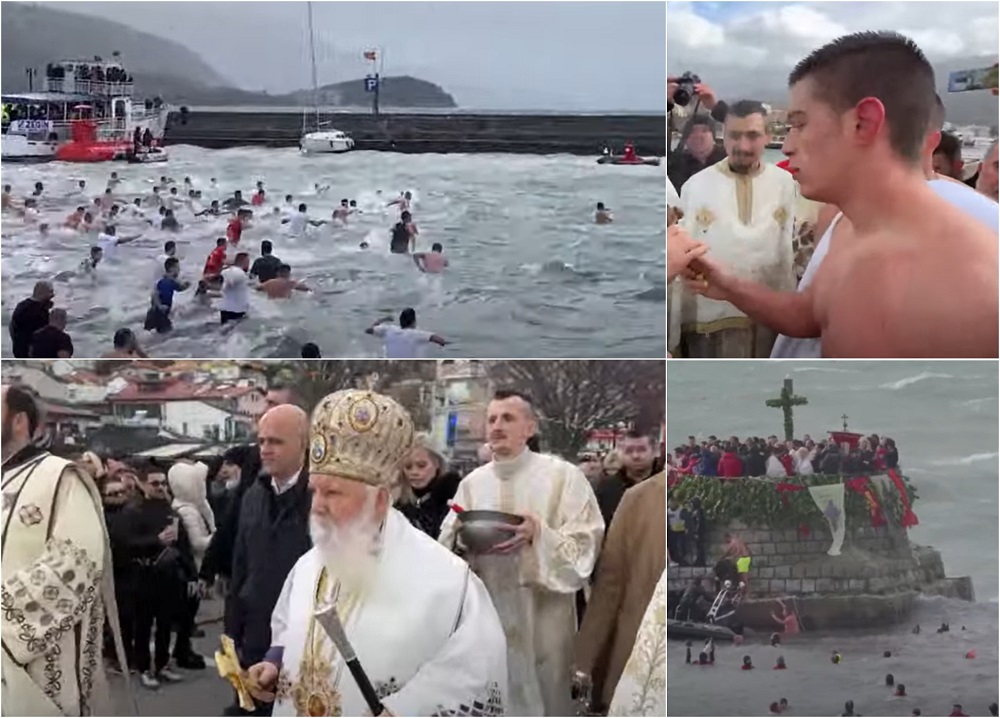 (ФОТОГАЛЕРИЈА) Васко Довлев од Варош го фати крстот во Охрид - 360 степени